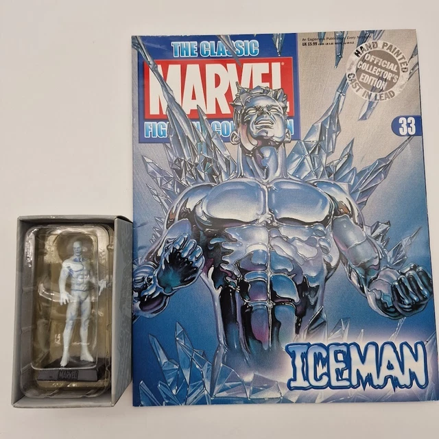 ICEMAN THE MARVEL Classic Collection Figure AND Magazine Issue 33 ...