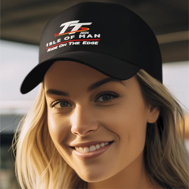 CLASSIC ISLE OF Man TT Motorcycle Racing Logo Biker Quality Baseball ...