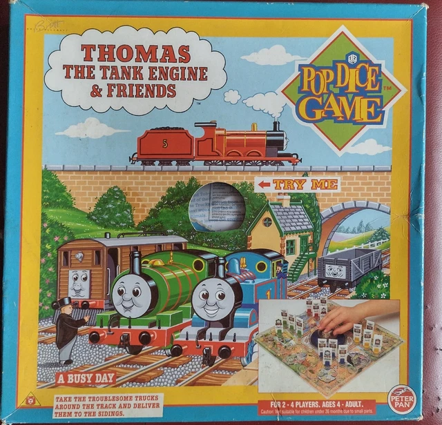 VINTAGE PETER PAN Games Thomas The Tank Engine And Friends Pop Dice ...