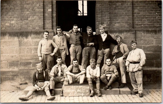 MILITARIA - CARTE PHOTO - soldats 5e Cie EUR 5,00 - PicClick FR