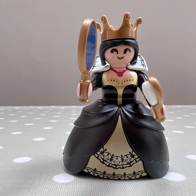 PLAYMOBIL REINE NOIRE du château royal de la princesse - avec miroir et ...