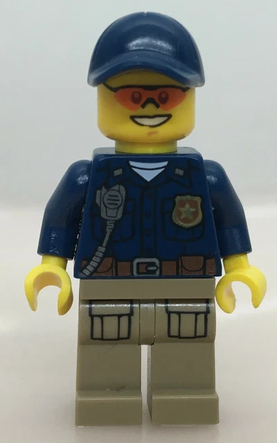 LEGO® MINIFIGURE CITY Mountain Police Officer from Display Case RARE ...