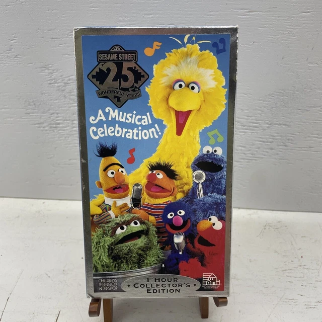SESAME STREET 25TH Birthday A Musical Celebration VHS Tape 1993 Big ...