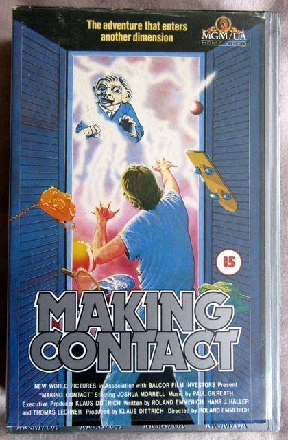 MAKING CONTACT, VHS Pal 1986 Mgm/Ua Ex Rental Big Box Obscure Fantasy ...