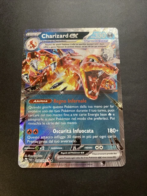 POKEMON CARD CHARIZARD EX-054/091 Destino di Paldea ITA-NM EUR 3,00 ...