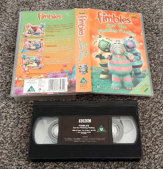 FIMBLES GET THE Fimbling Feeling Bbc Video Cbeebies Pal Vhs Video Kids ...