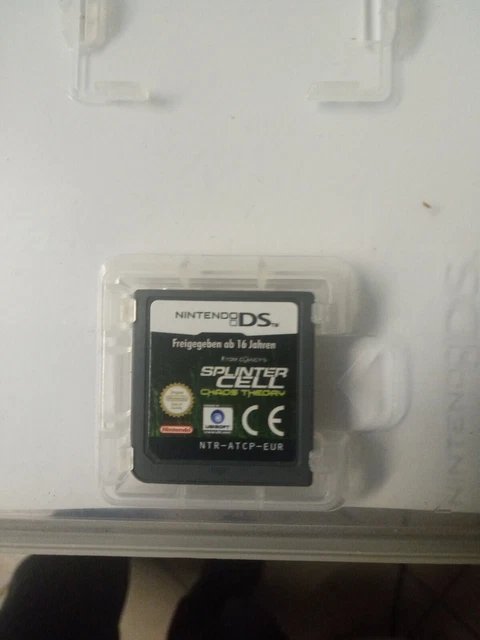 JEU NINTENDO DS occasion TOM CLANCY SPLINTER CELL CHAOS THEORY EUR 9,90 ...
