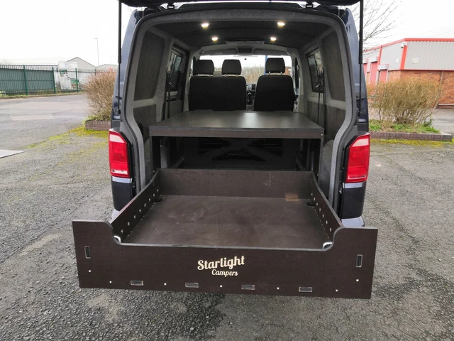 VW T5 T6 Camper Interior storage unit slide system EUR 1.187,53 ...