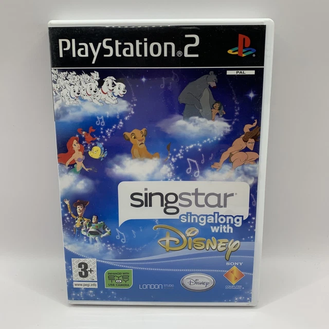 SINGSTAR SINGALONG WITH Disney Sing It PS2 PAL 2008 Music Sony VGC Free ...