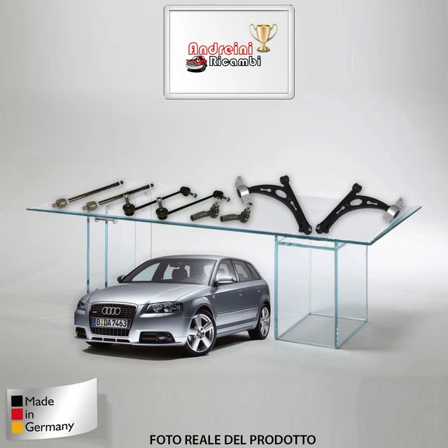 KIT DE TIRANTERIE 8 Pièces Audi A3 II 2.0 TDI 16V 103KW 140CV Depuis ...