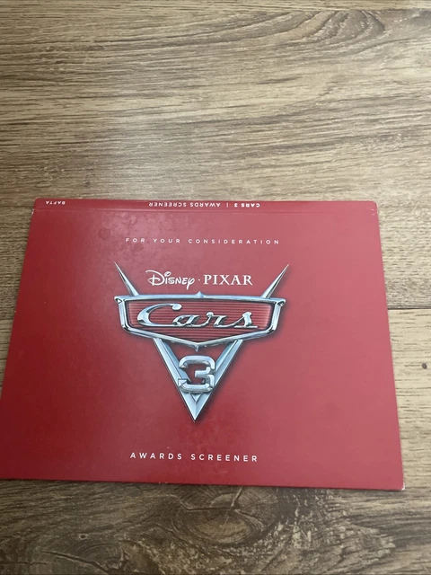 DISNEY PIXAR CARS 3 (2017) Awards Screener FYC DVD For Your ...