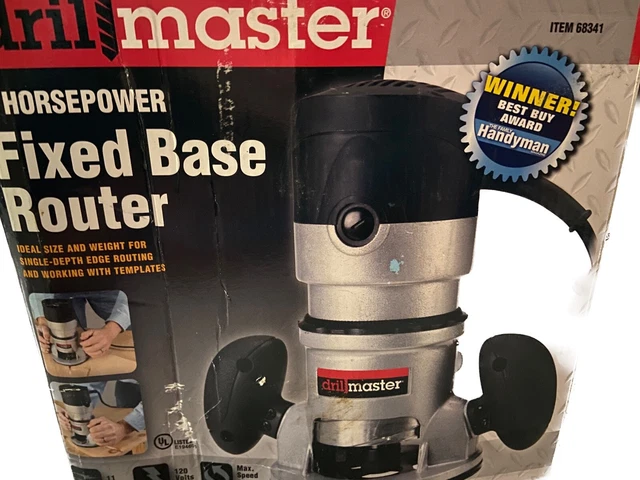 DRILL MASTER 2 Hp Fixed Base Router $30.00 - PicClick
