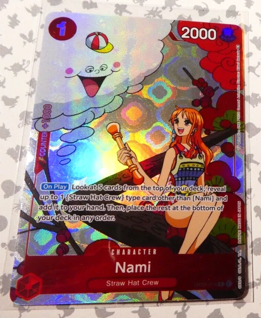 ONE PIECE CARD Game English Carte Nami Holo OP01-016 Alt Fr Mint EUR 59 ...