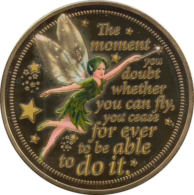 PETER PAN MEDALLION GOSH Great Ormand Street Hospital Tinkerbell £2.20 ...