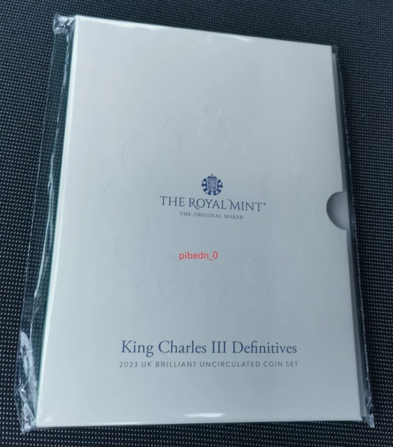 2023 KING CHARLES III Definitive Annual BU 8 Coin Privy Mark Royal Mint ...