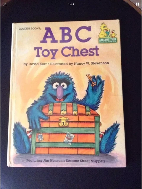 ABC TOY CHEST Sesame Street Book Hard Cover! $5.00 - PicClick AU