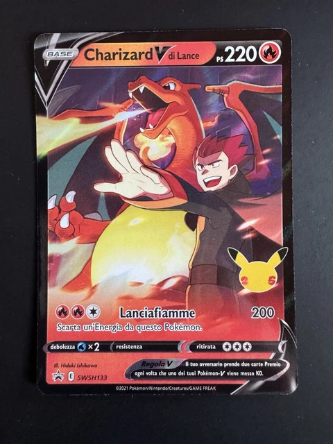 CARTA POKEMON - Charizard V Di Lance Ita - Promo Swsh133 Gran Festa EUR ...