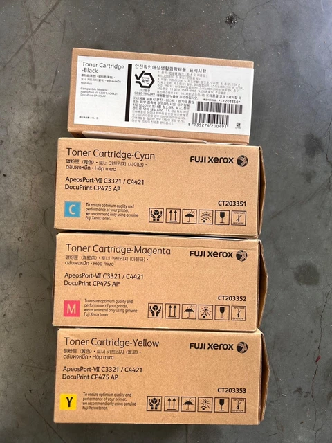 GENUINE FUJI XEROX ApeosPort-VII C3321 C4421 & CP4421 Docuprint CP475 ...