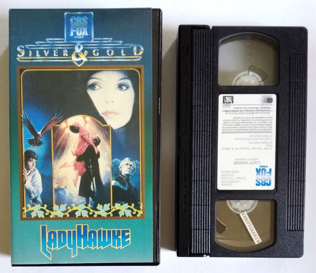 VHS LADYHAWKE FILM Fantasy Michelle Pfeiffer Rutger Hauer Videocassetta ...