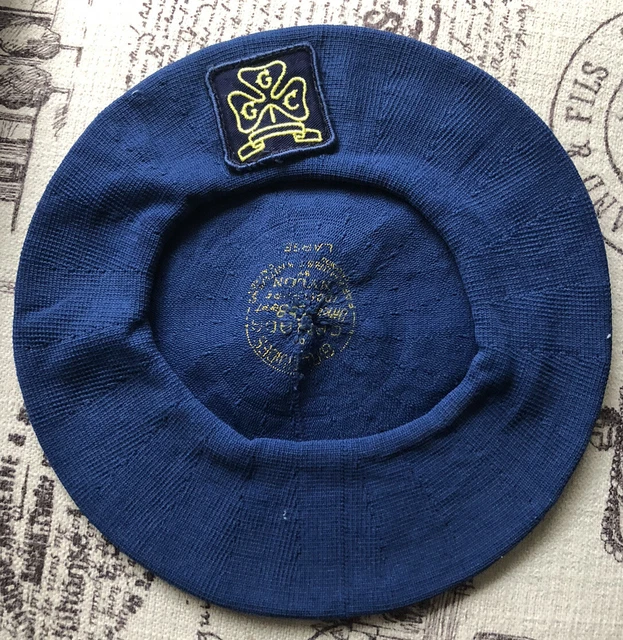 VINTAGE GIRL GUIDES Guide Hat Beret Tam From 1970s 1980s Size large ...