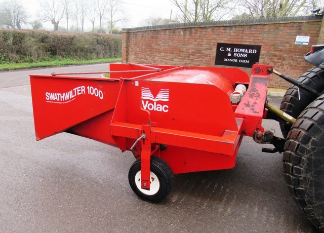 VOLAC SWATHWILTER 1000 Tedder Wuffler Turner Hay Straw, See The Video £ ...