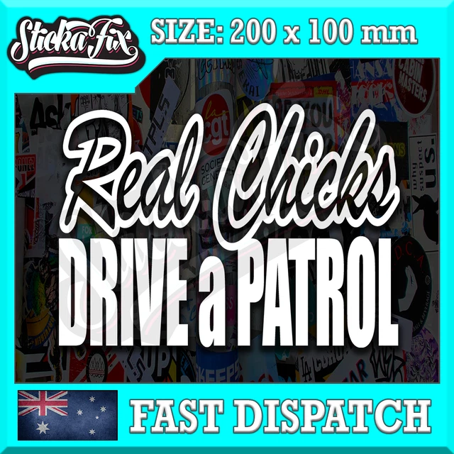 PATROL 4X4 CAR vinyl STICKER funny DECAL 4WD JDM Drift Van Truck EUR 5 ...
