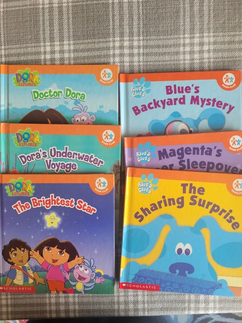 Nick Jr Book Club Lot Set Of 6 Dora The Explorer Blues Clues Scholastic Books £659 Picclick Uk