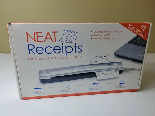 NEAT RECEIPTS MOBILE Scanner Filing System $24.99 - PicClick