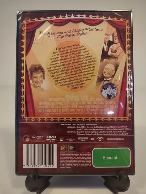 CAN CAN (DVD, 1960) Frank Sinatra Shirley MacLaine- Brand New Sealed $10.89 - PicClick AU