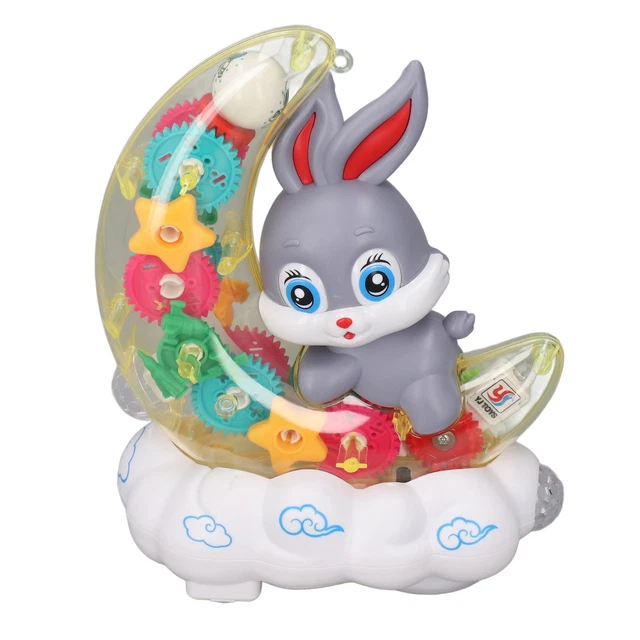 KIDS MOON ANIMAL Toy Colorful Lights Interesting Music Universal Wheel ...