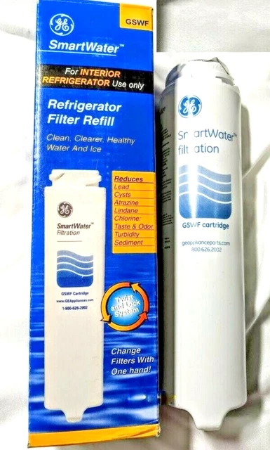 GE GSWF SMART Water Refrigerator Filter Refill Cartridge *Genuine* New ...