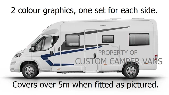 (NO.953) MOTORHOME GRAPHICS STICKERS DECALS CAMPER VAN CARAVAN ...