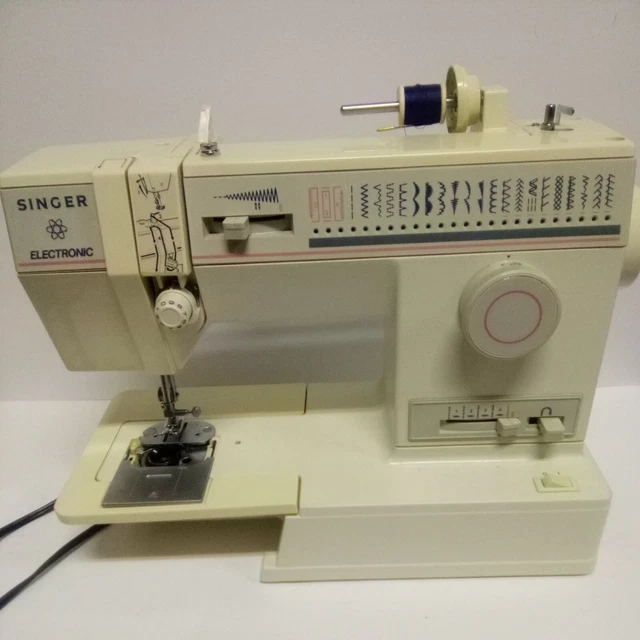 VINTAGE SINGER 140TH Anniversary Sewing Machine Model 9022 With pedal ...