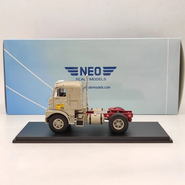 NEO SCALE MODELS 1/43 Mack M 67 COE Truck light grey NEO96820 Resin Car ...