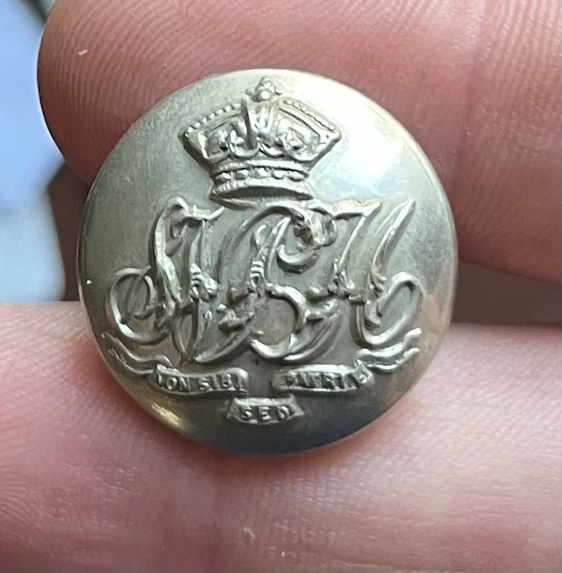 VICTORIAN SURMA VALLEY Light Horse Indian Army Military Uniform Button ...