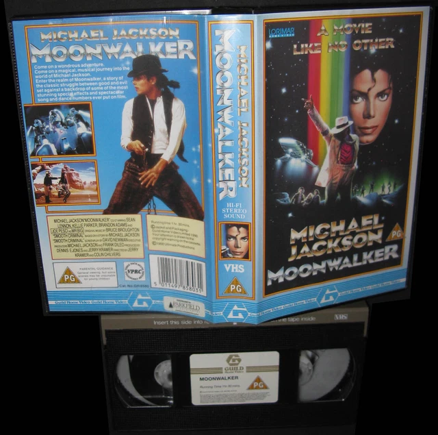 MICHAEL JACKSON VHS MOONWALKER Video Tape PAL Movie Film UK 1988 EUR 12 ...