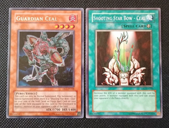 YU-GI-OH! DR1-EN167 GUARDIAN Ceal DR1-EN195 Shooting Star Bow - Ceal x2 ...