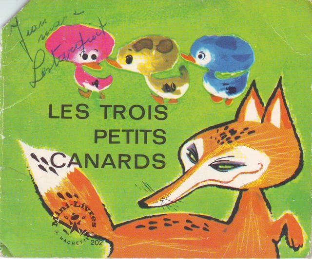 LES TROIS PETITS canards * mini livre Hachette * 1968 animaux enfant ...