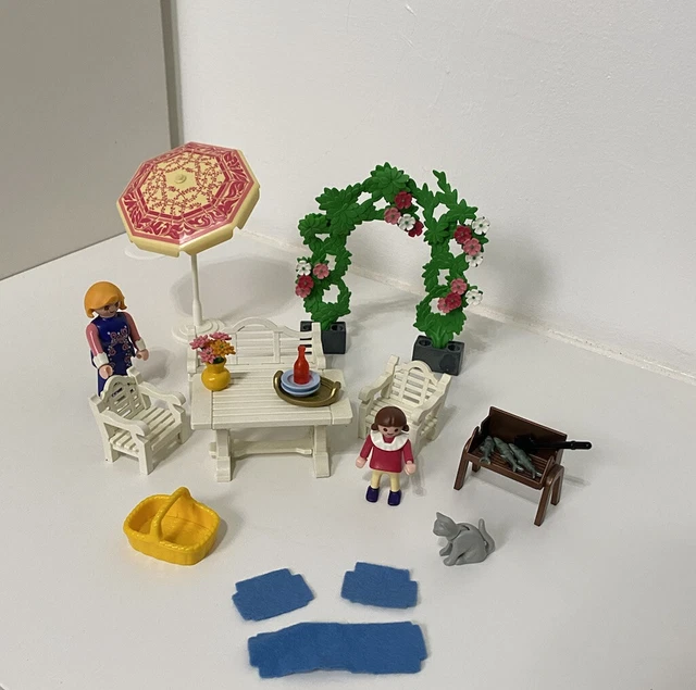 PLAYMOBIL VICTORIAN PATIO Set 5326 For Vintage Victorian Mansion 5300 ...