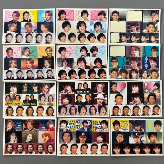 [HEISEI RETRO] IDOL photo booth style sticker bulk sale £54.18 ...