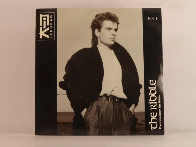 NIK KERSHAW THE RIDDLE (107) 2 pistes 7 pouces manche photo unique MCA ...