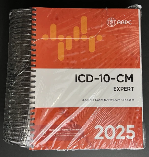ICD-10-CM COMPLETE CODE Set 2025 - Spiral-bound, by AAPC - NEW $80.80 ...