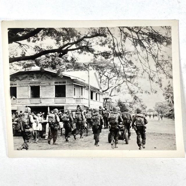 NASUGAU MUNICIPAL BUILDING Vintage WWII 1940s USMC South Pacific WW2 ...