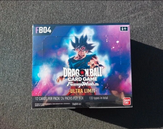DRAGON BALL CARD Game Ultra Limit Fusion World Booster Box English ...
