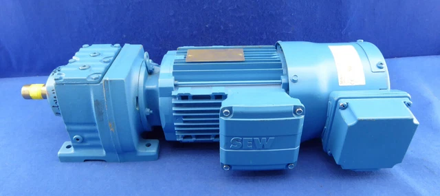 SEW DRN80M4 / Tf / V Gear Motor 0.75Kw, 1440/75 R / Minimum, Brake 96NM ...