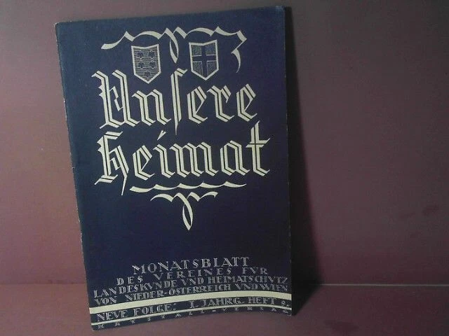 UNSERE HEIMAT. - Neue Folge, I.Jahrgang, 1928, Heft 9 - Zeitschrift des ...