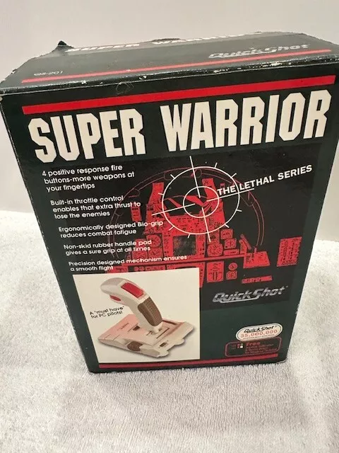 SUPER WARRIOR QUICKSHOT Lethal Series Joystick Controller PC Joystick ...