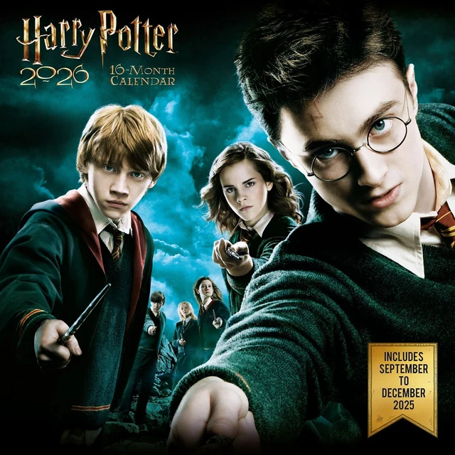HARRY POTTER (ONE Sheets) 2026 Square Calendar £9.99 - PicClick UK