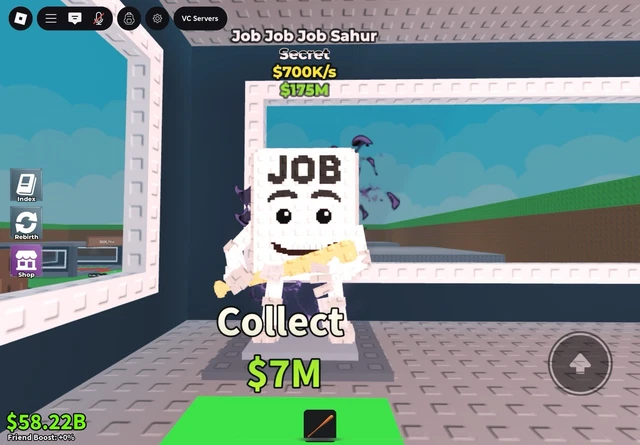 STEAL A BRAINROT 🧠 2 Job Job Sahur (Pack Of 2) No Mutations ⚡Fast ...