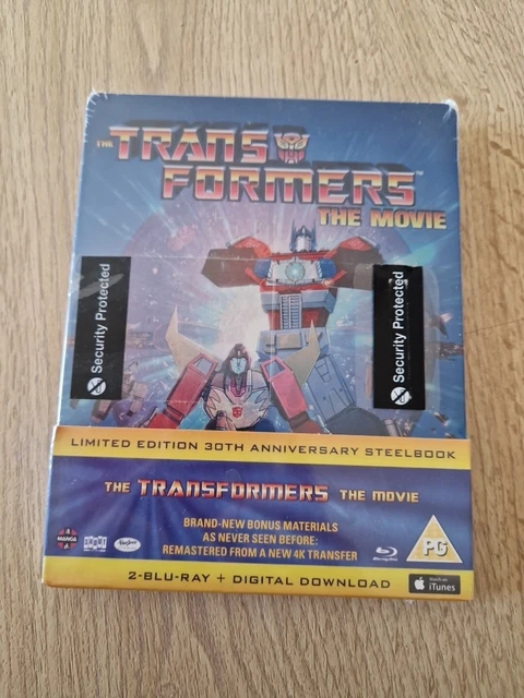 TRANSFORMERS THE MOVIE 30th Anniversary Tin Addition Blu-Ray £35.00 ...